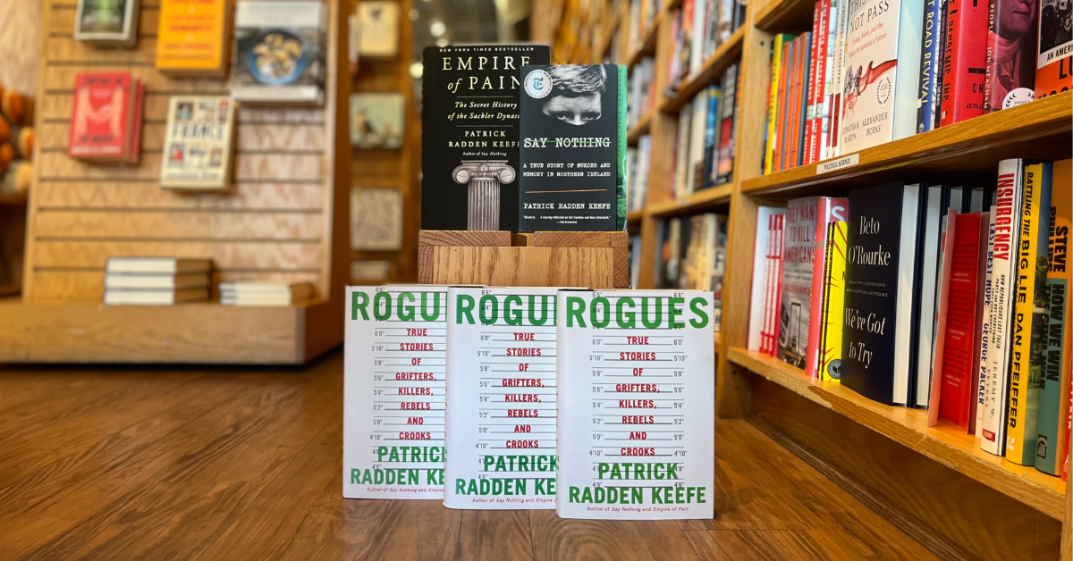 Meet Patrick Radden Keefe, author of Rogues, at the Southern Festival ...